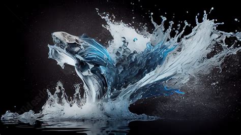 Water Splash Powerpoint Background For Free Download Slidesdocs