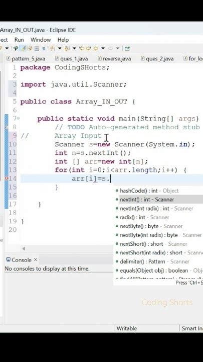 Core Java Arrays How To Take Input And Print The Array Lecture 14 🔥🔥🔥 Codingshorts