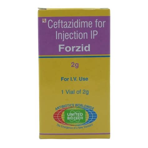 2gm Ceftazidime Injection 250 Mg At ₹ 650 Vial In New Delhi Id 2856324285630