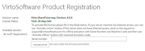 Online Activation Virtosoftware Guides And Docs