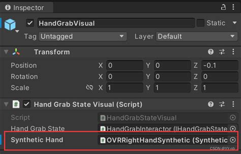 unity meta quest 一体机开发（六）：【手势追踪】handgrabinteractor 和
