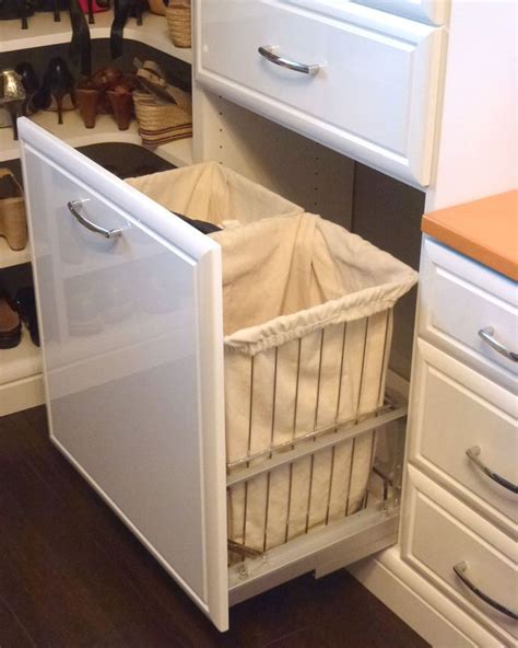 Laundry Basket In Closet Ideas