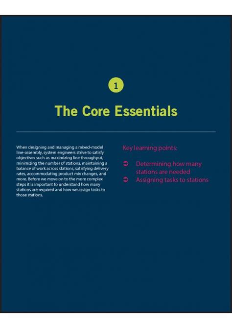 Play Therapy Pdf 92463 An Example Of Line Balancing With Simulation