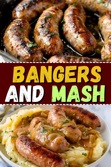 Bangers And Mash A Classic British Dish Recipe Bangers And Mash