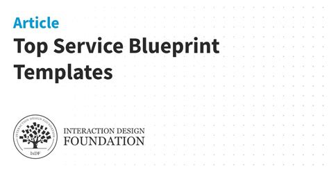 Top Service Blueprint Templates IxDF