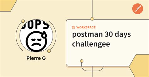 Postman 30 Days Challengee Postman Api Network