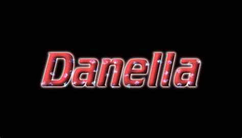 Danella Logo | Free Name Design Tool from Flaming Text