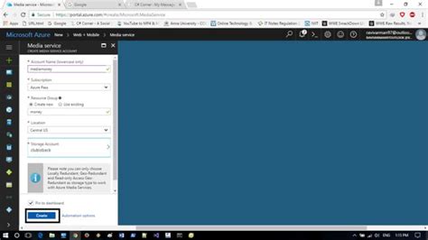 Creating AMS And Uploading Files To It