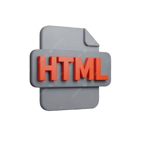 Dynamic 3d Html File Icon Representing Web Development And Coding Concepts Html Coding Web
