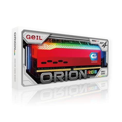 Memory หนวยความจำ GeIL DDR4 ORION RGB GOSG4 8GB 3600 C18BSC 8GB 3600MHz Shopee Thailand