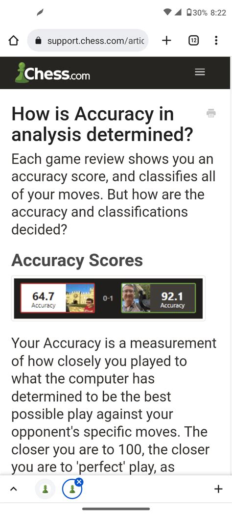 chess accuracy compared to computer chess forums