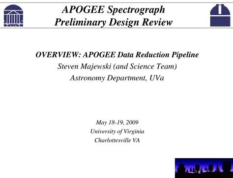 Ppt Overview Apogee Data Reduction Pipeline Steven Majewski And Science Team Powerpoint
