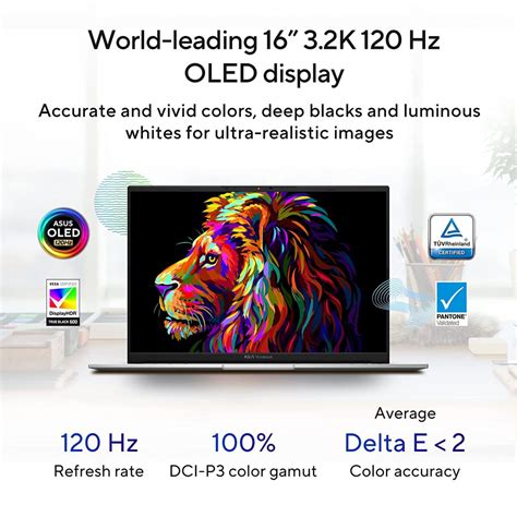 Asus Vivobook Pro Oled K Vu Lz Ws Laptop Launched In India K Oled Screen