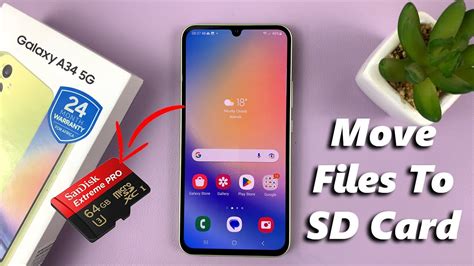 How To Move Files To Sd Card On Samsung Galaxy A34 5g Youtube