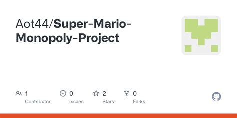 GitHub Aot Super Mario Monopoly Project