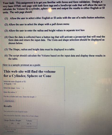 Solved This Assignment Is To Get You Familiar With Forms And