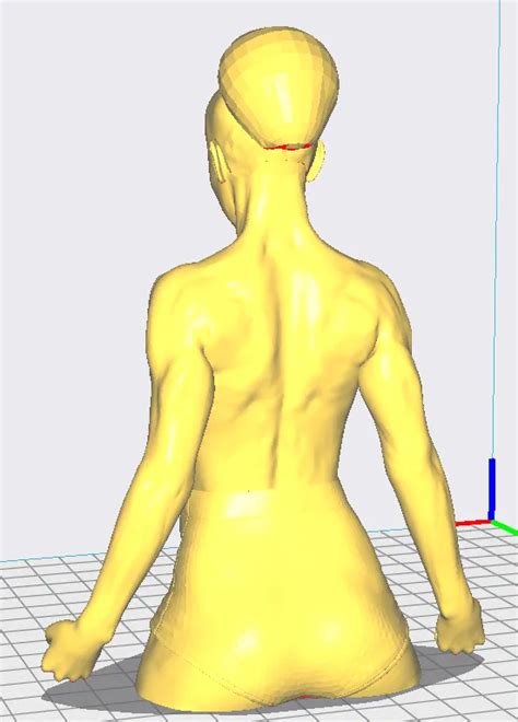 Muscular Sexy Female Figure by Onur Yıldırım Download free STL model Printables com