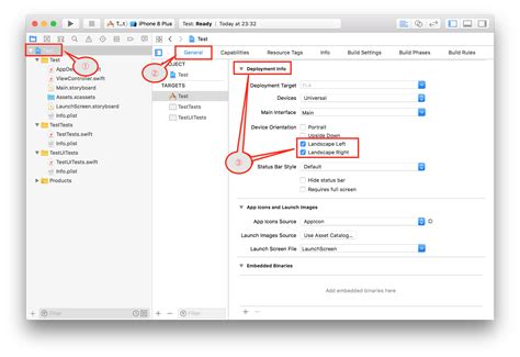 Xcode Swift 画面表示を横向きに固定する。 Swift Qiita
