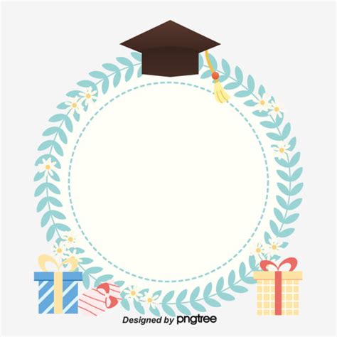 졸업 선물 프레임 요소 그만큼 그림 선물 Png 일러스트 및 벡터 에 대한 무료 다운로드 Pngtree