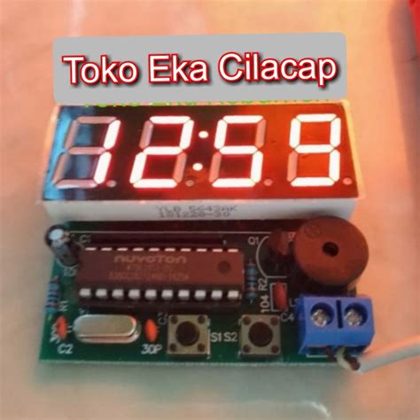 Jual Kit Jam Digital Led Paket Modul Jam Digital Praktek Sekolah Shopee Indonesia