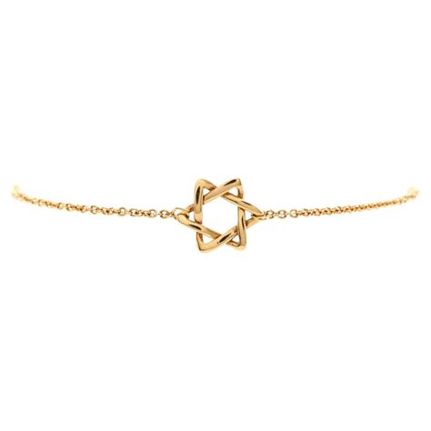 Tiffany And Co Elsa Peretti Star Of David Bracelet 18k Yellow Gold At