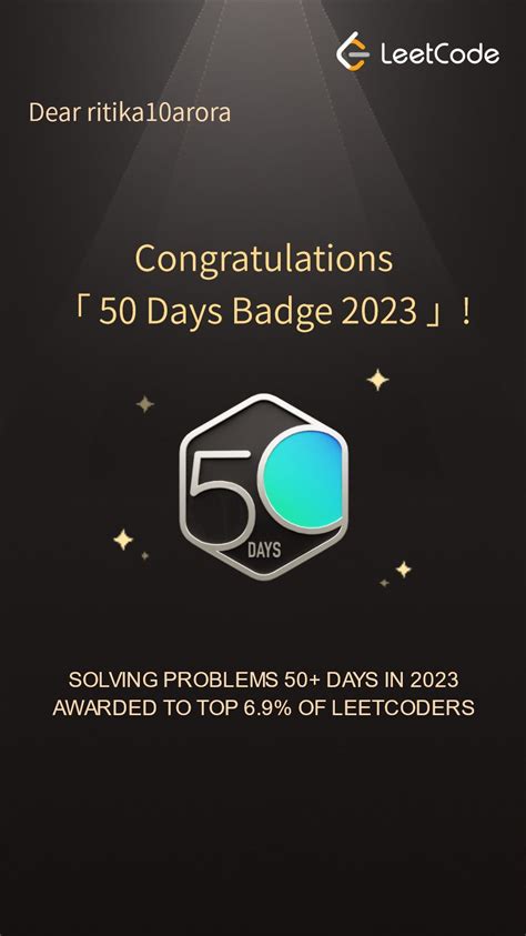 Ritika Arora On Linkedin Leetcode Codingchallenge Achievementunlocked