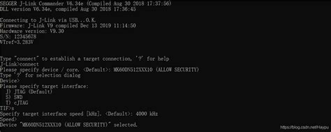 J Link使用问题汇总inittargetpcode Returned Csdn博客