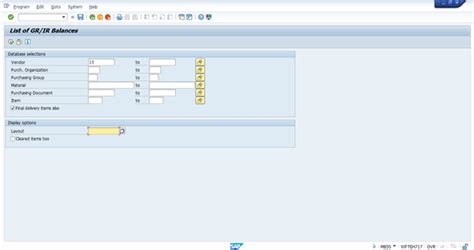 Vendor Invoice Report In SAP MM