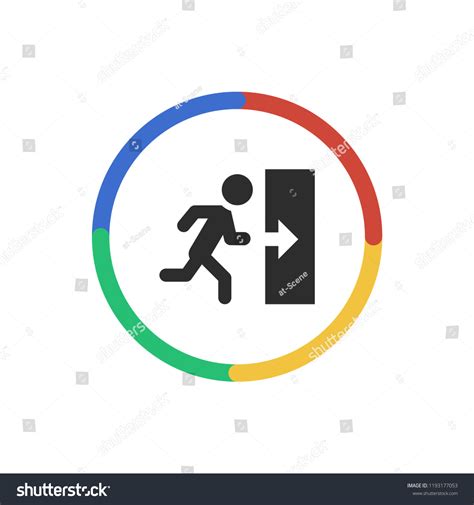 Exit App Icon Royalty Free Stock Vector 1193177053