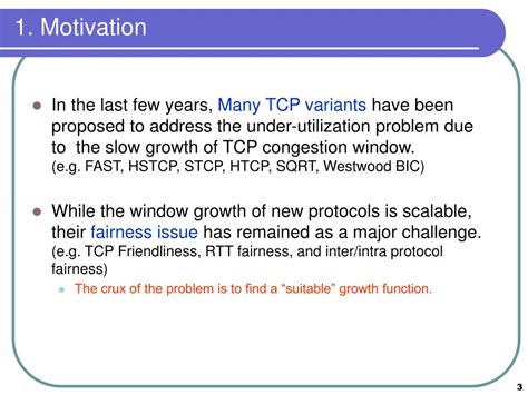 Ppt Cubic A New Tcp Friendly High Speed Tcp Variant Powerpoint