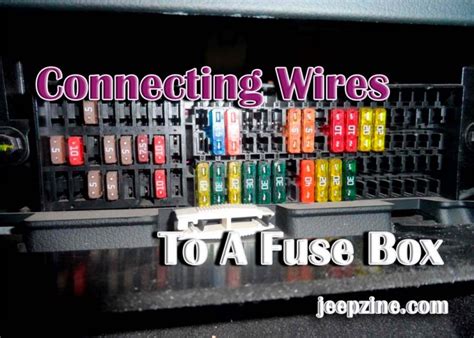 How To Connect Wires To A Fuse Box