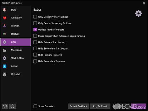 TaskbarX Screenshots