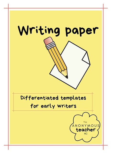 Writing Paper Templates Writing Paper Writing Paper Template Paper