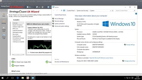 EA Wizard And Windows StrategyQuant Forum Topic
