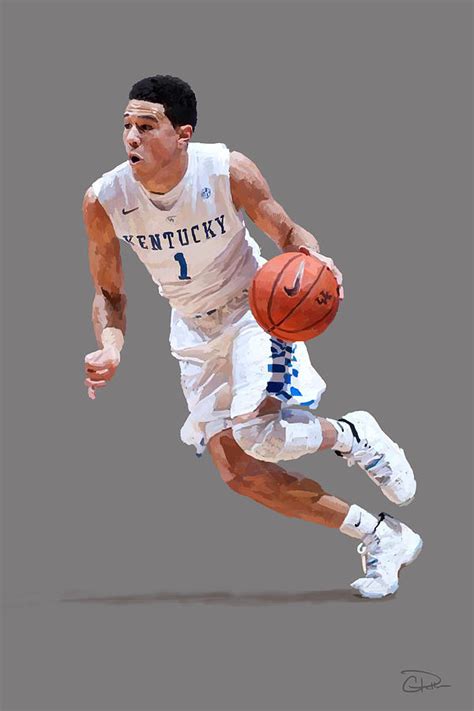 Devin Booker Digital Art by Charley Pallos