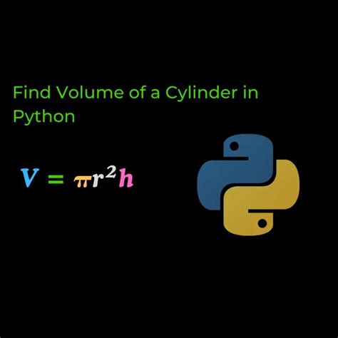 Yagyavendra Tiwari On Linkedin Find Volume Of A Cylinder In Python