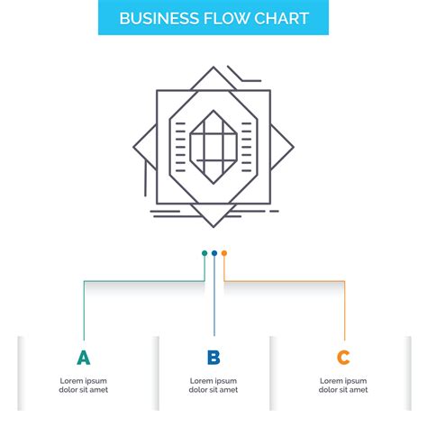 abstract core fabrication formation forming business flow chart