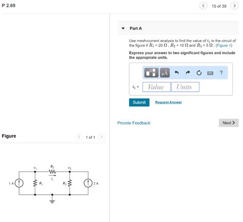 solved p 2 69 15 of 39 part a use mesh current analysis