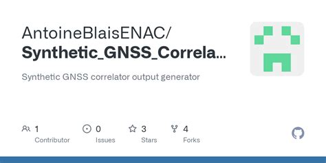 Github Antoineblaisenacsyntheticgnsscorrelatoroutputgenerator Synthetic Gnss Correlator
