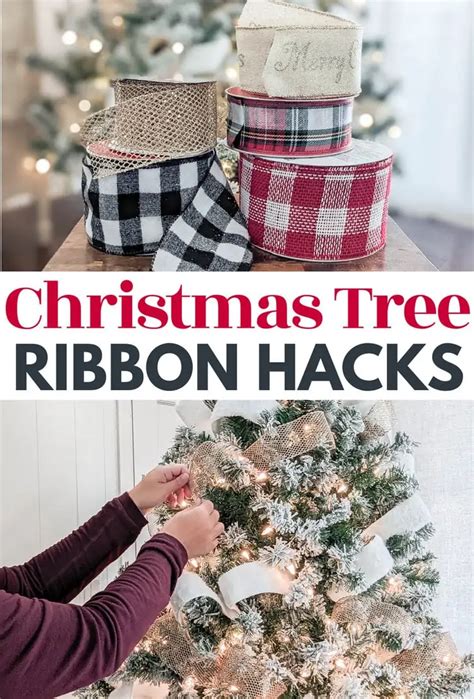Christmas Tree Decorating Ideas With Ribbon