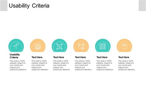 Usability Criteria Ppt Powerpoint Presentation Gallery Skills Cpb Presentation Graphics