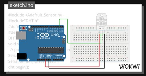 Temreture Sens Wokwi Esp32 Stm32 Arduino Simulator