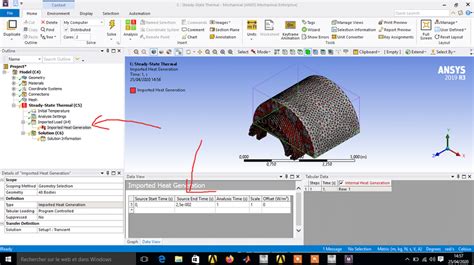 Imported Load In Ansys Steady State Thermal ResearchGate