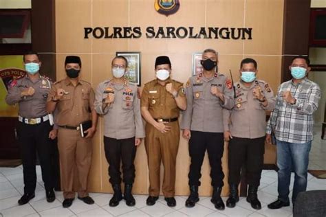 Pj Bupati Sarolangun Silaturahmi Dengan Kapolres Sarolangun Bicara Apa Adanya