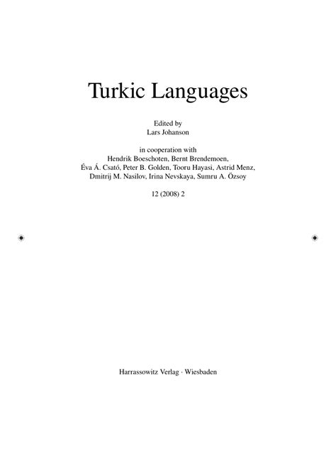 Pdf A Complete Verb Lexicon Of Turkish Based On Morphemic Analysis