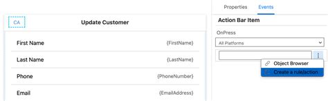 modify a customer record in an mdk app sap tutorials