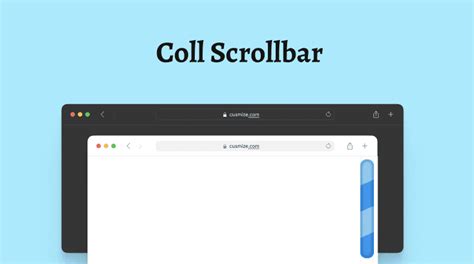 Cool Scrollbar Stylish Modern Ui