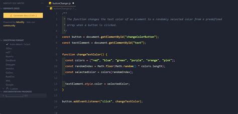 code documentation examples tools best practices