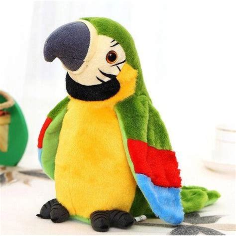 Электронный говорящий попугай Parrot Talking из мягкого пушистого ...