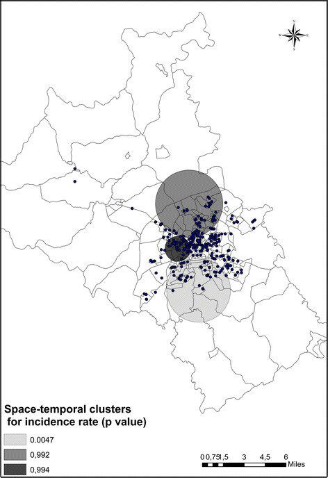 Spatial Temporal Clusters Of New Cases Of Tuberculosis In The Urban